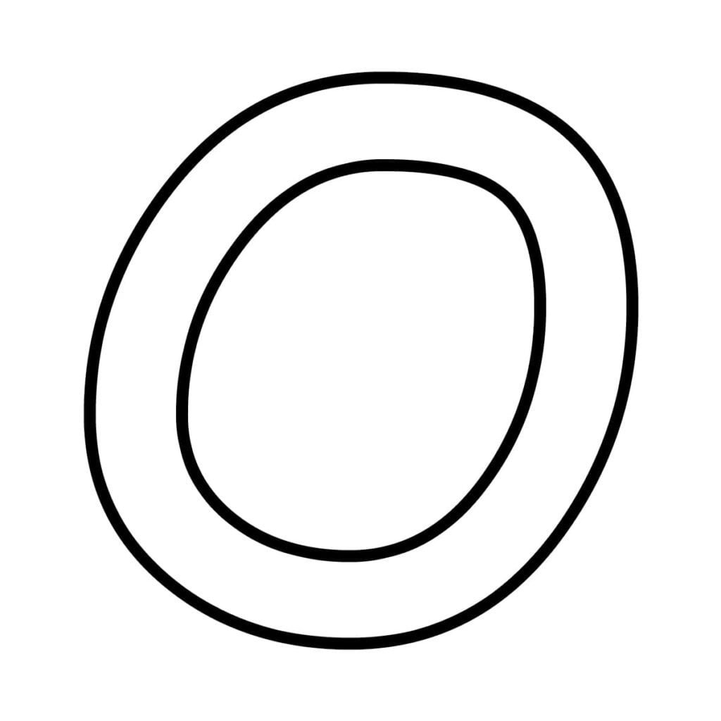 Letra O para Imprimir – Diseños Creativos y Educativos