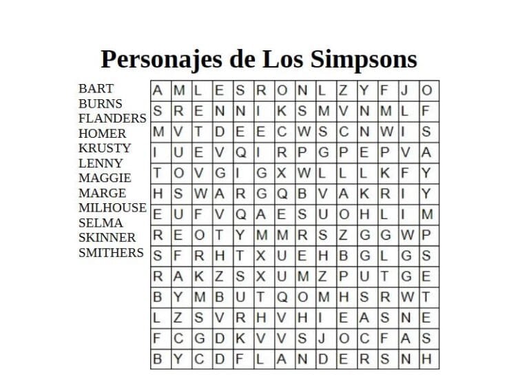 Sopas de Letras para Imprimir - ¡Niveles Fáciles y Difíciles!